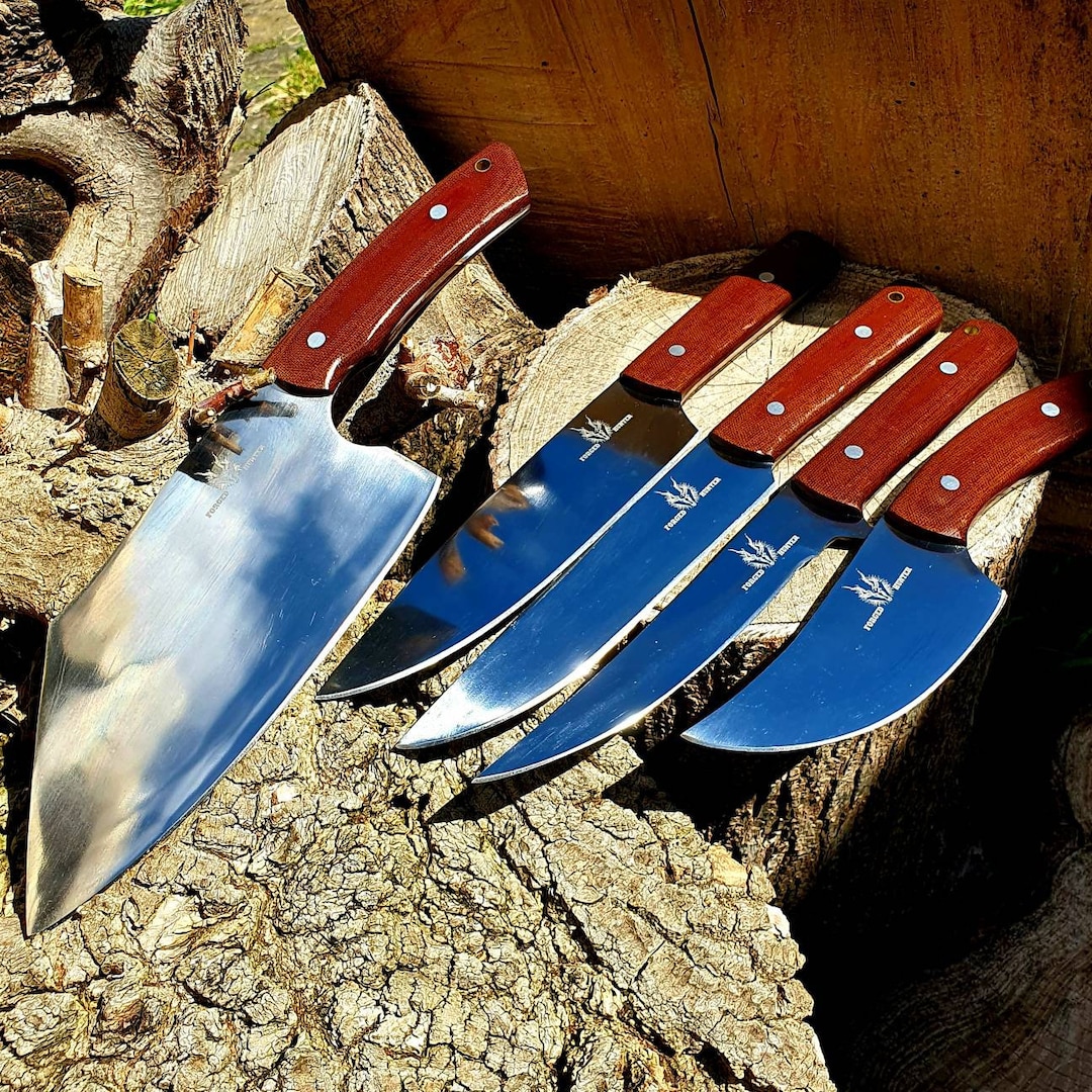 Chef Set | Kitchen | Siberian Cleaver | Knife | Filleting | Camping ...