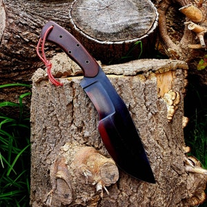 Machete Chopper Christmas Knife Tracker Outdoor Camping Backpack Forged ...