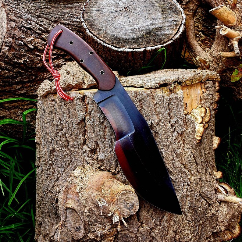 Machete Chopper Christmas Knife Tracker Outdoor Camping Backpack Forged ...