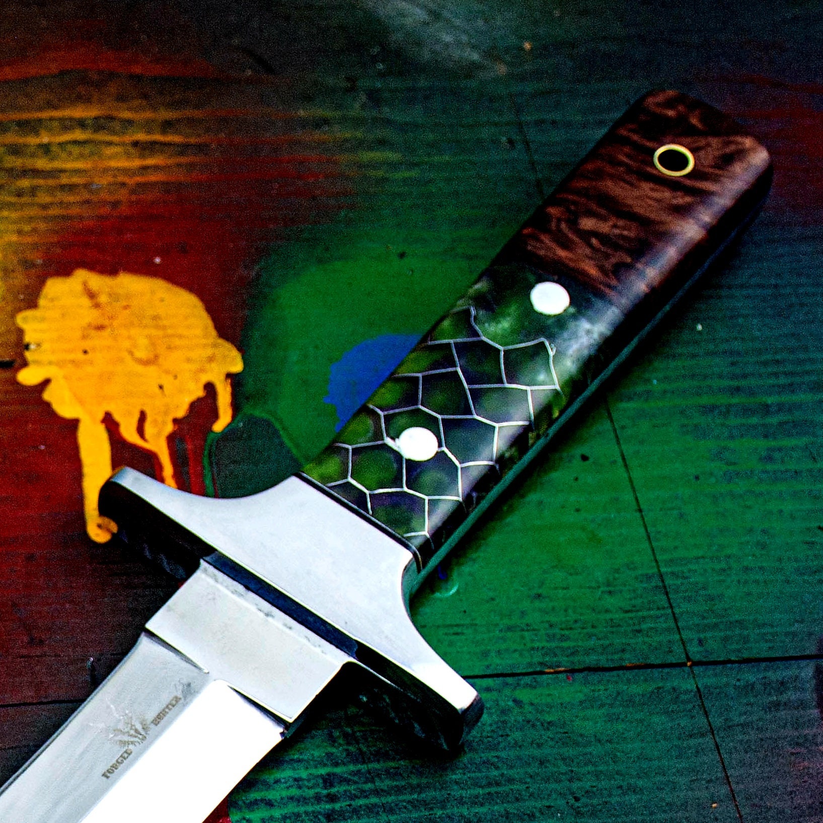 Dagger Knife heavy Machete Hand-made Outdoor Knife Camping Knife ...