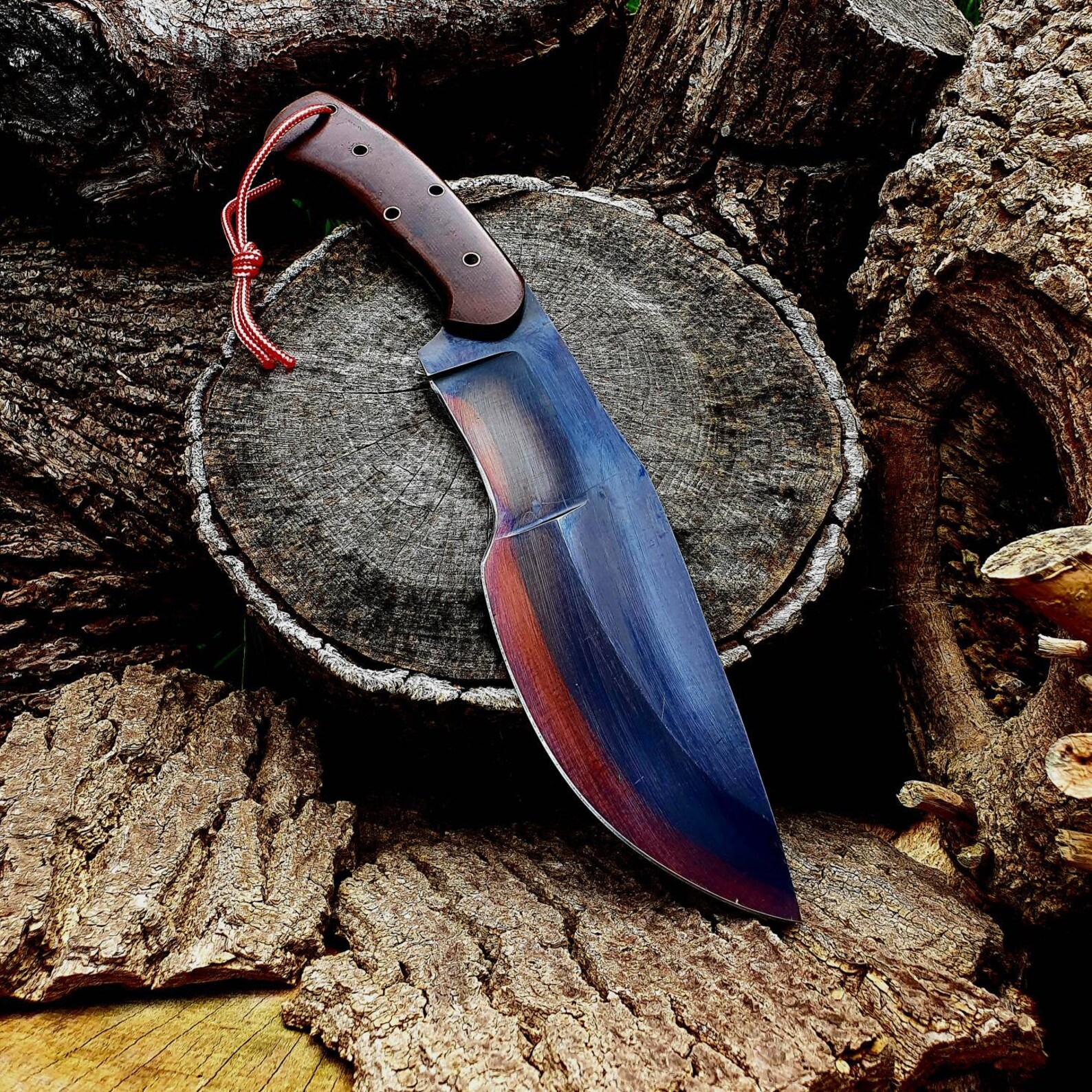 Machete Chopper Christmas Knife Tracker Outdoor Camping Backpack Forged ...