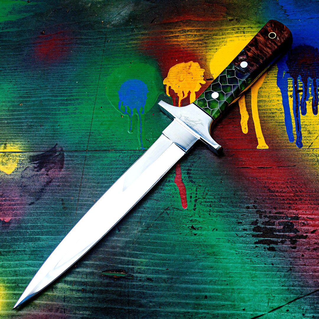 Dagger Knife heavy Machete Hand-made Outdoor Knife Camping Knife ...