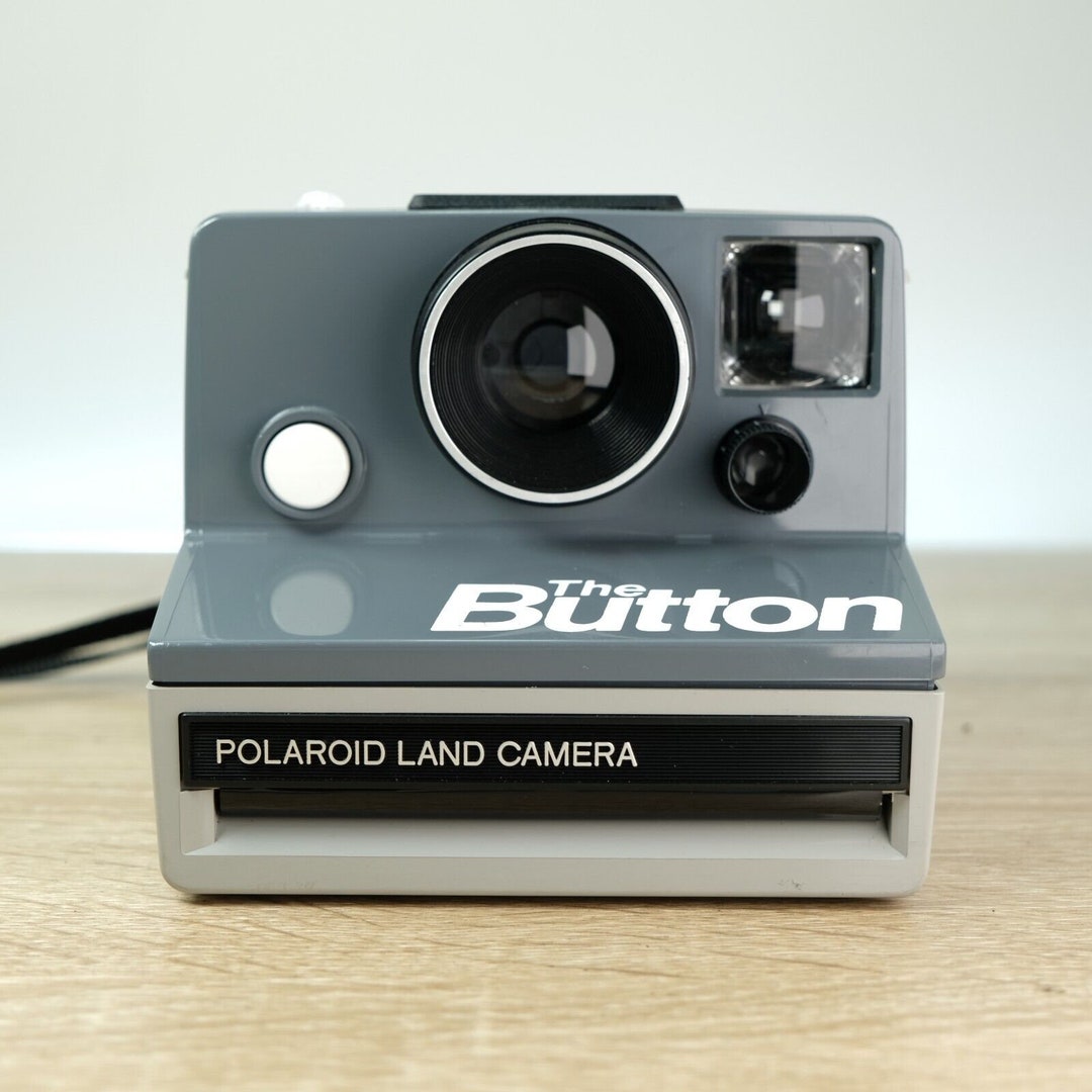 Vintage Polaroid the Button SX-70 Retro Instant Film Camera Grey - Etsy