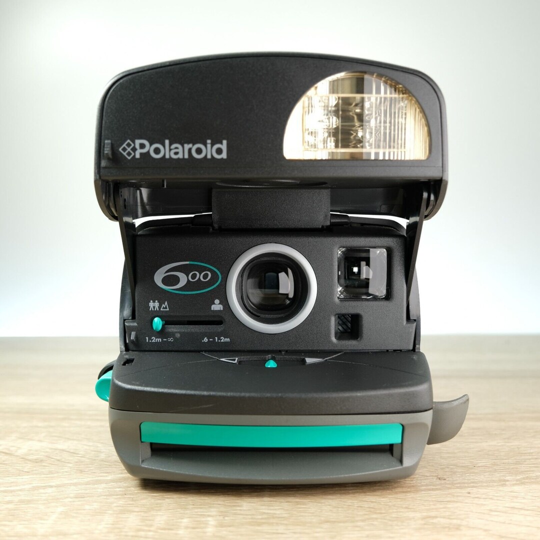 Vintage Polaroid 600 Retro Instant Film Camera Black/green - Etsy