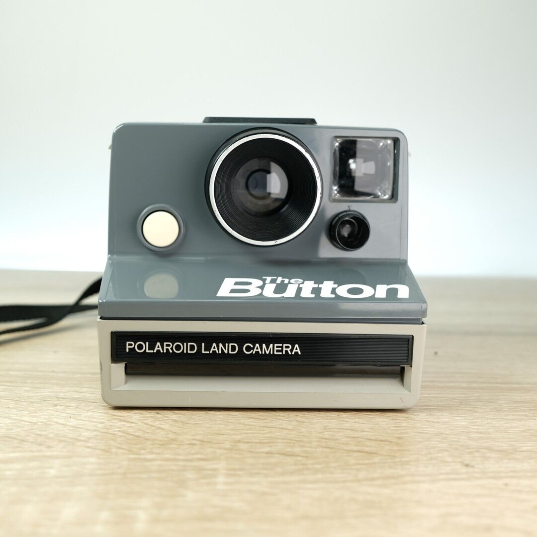 Vintage Polaroid the Button SX-70 Retro Instant Film Camera Grey - Etsy