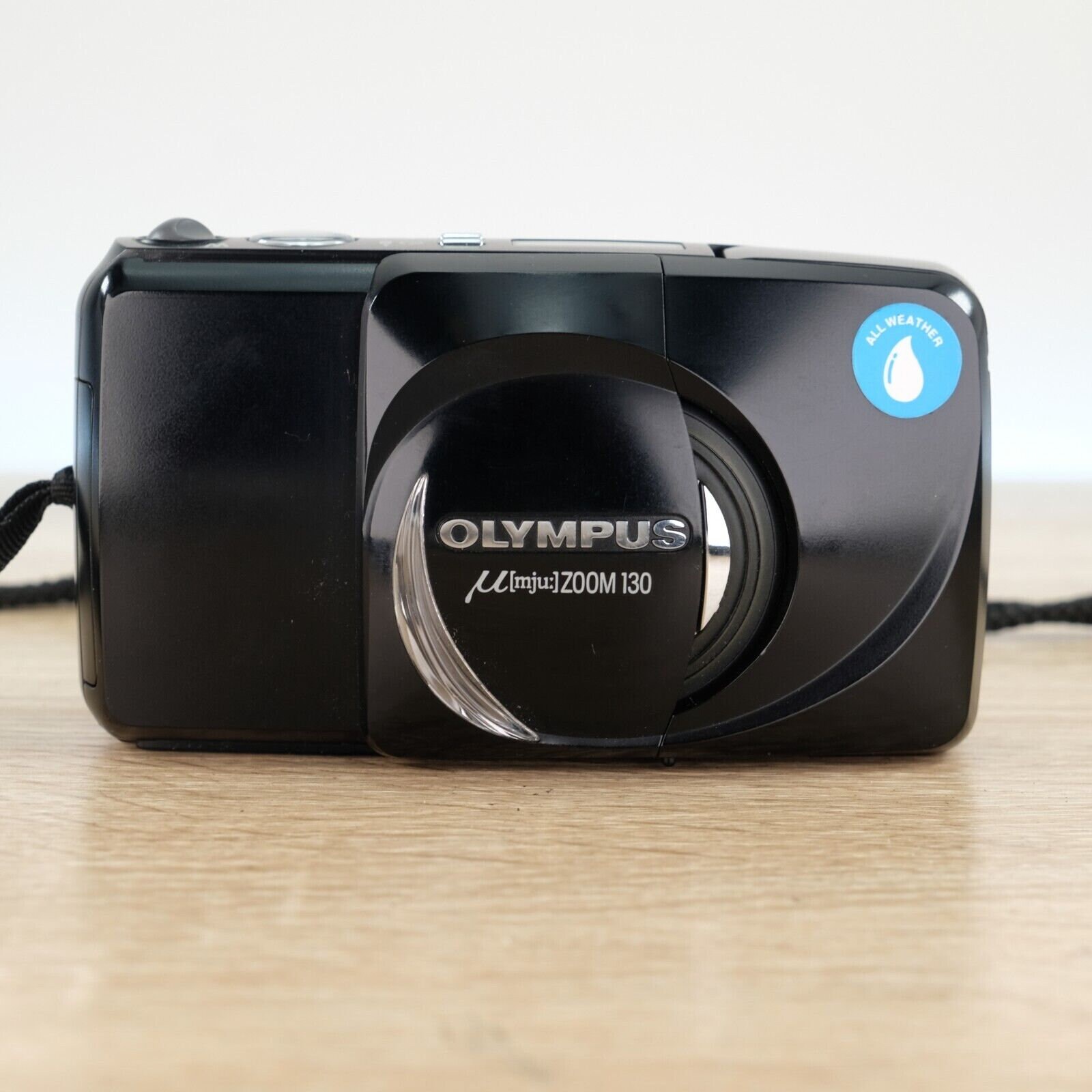 Olympus µmju Zoom 130 Compact Film Camera Point & Shoot Black Mju ...