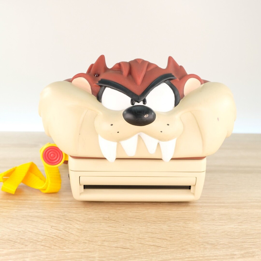 Polaroid 600 Looney Tunes Taz, Instant Film Camera, Warner Bros 1999 ...