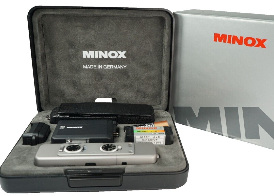 Minox Tlx-set Sub-miniature Camera Presentation Set 1995 - Etsy