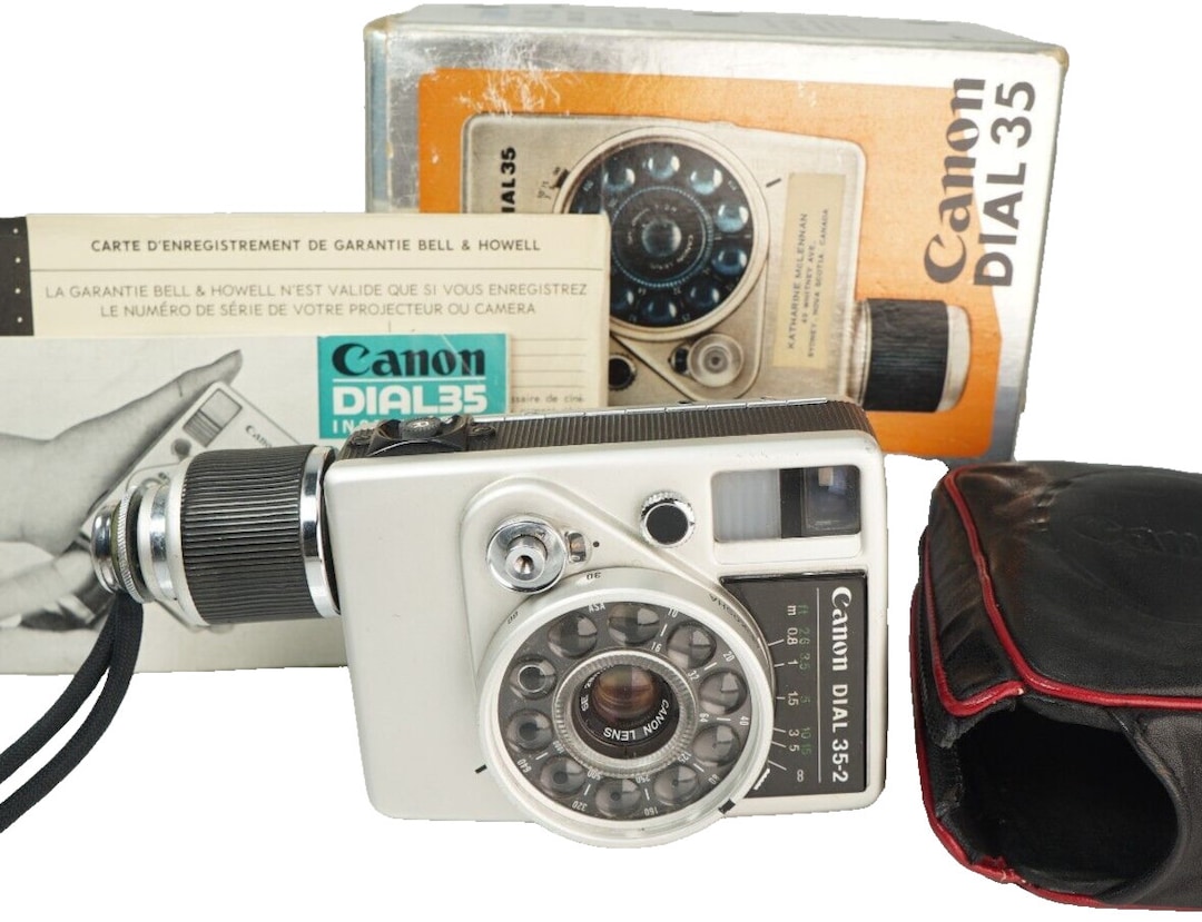 Canon Dial 35 Half Frame 35mm Film Camera Boxed With Case - Etsy