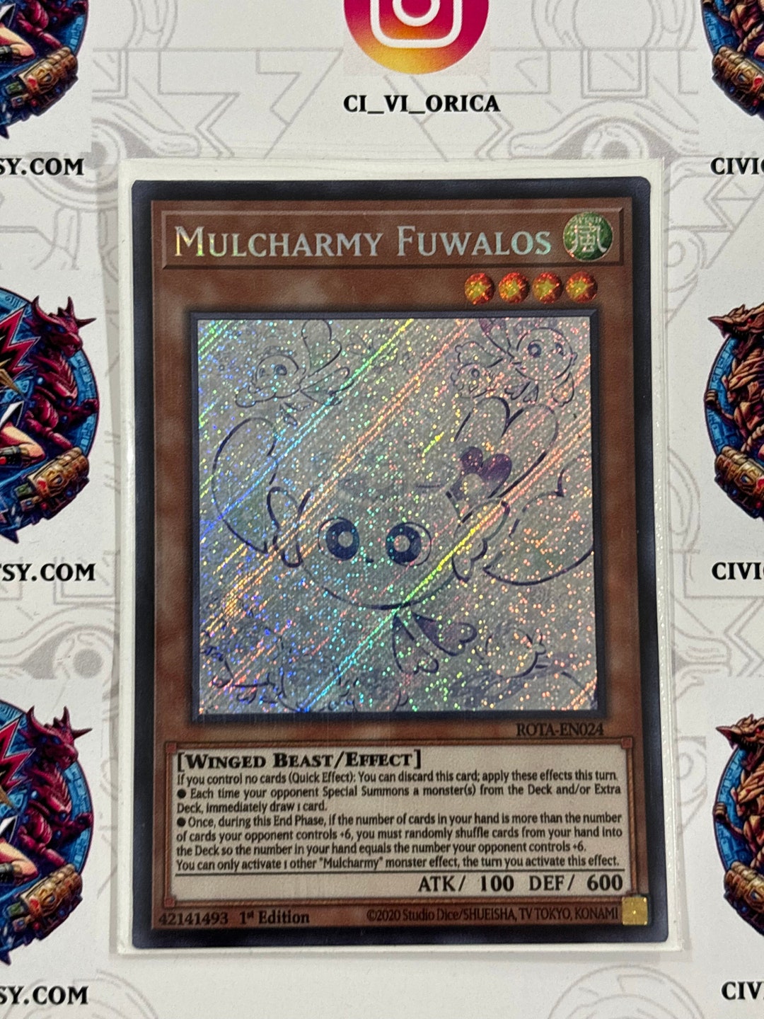 Mulcharmy Fuwalos Secret Rare-common Handmade Proxy by Ci-vi-orica ...