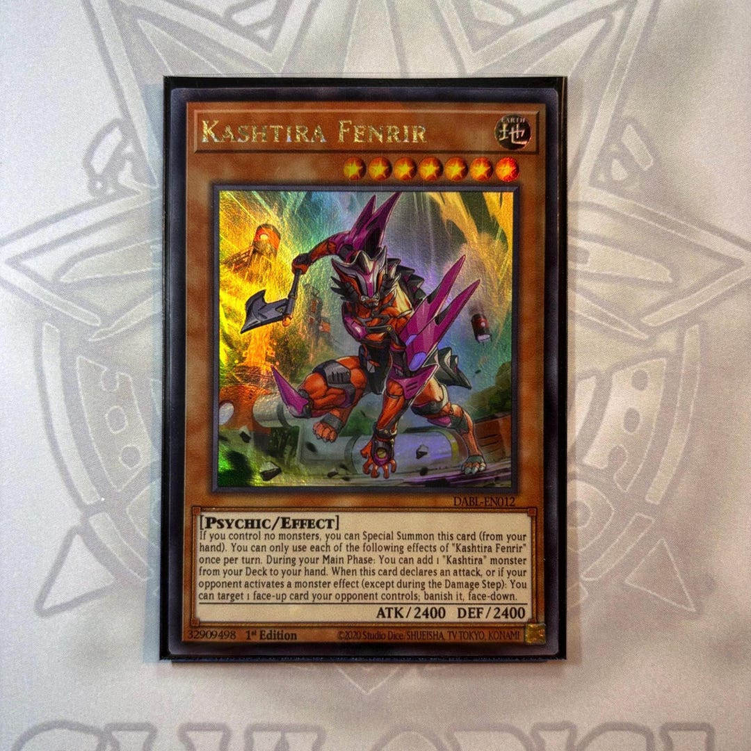 Kashtira Fenrir - Ultra Rare - Common Rare - Handmade Proxy by Ci-vi ...