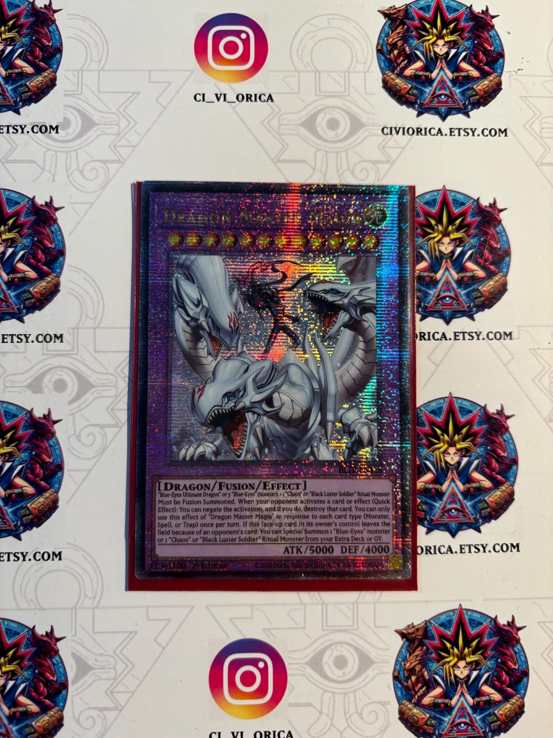 Dragon Master Magia Quarter Century Rare Handmade Proxy by Ci-vi-orica ...