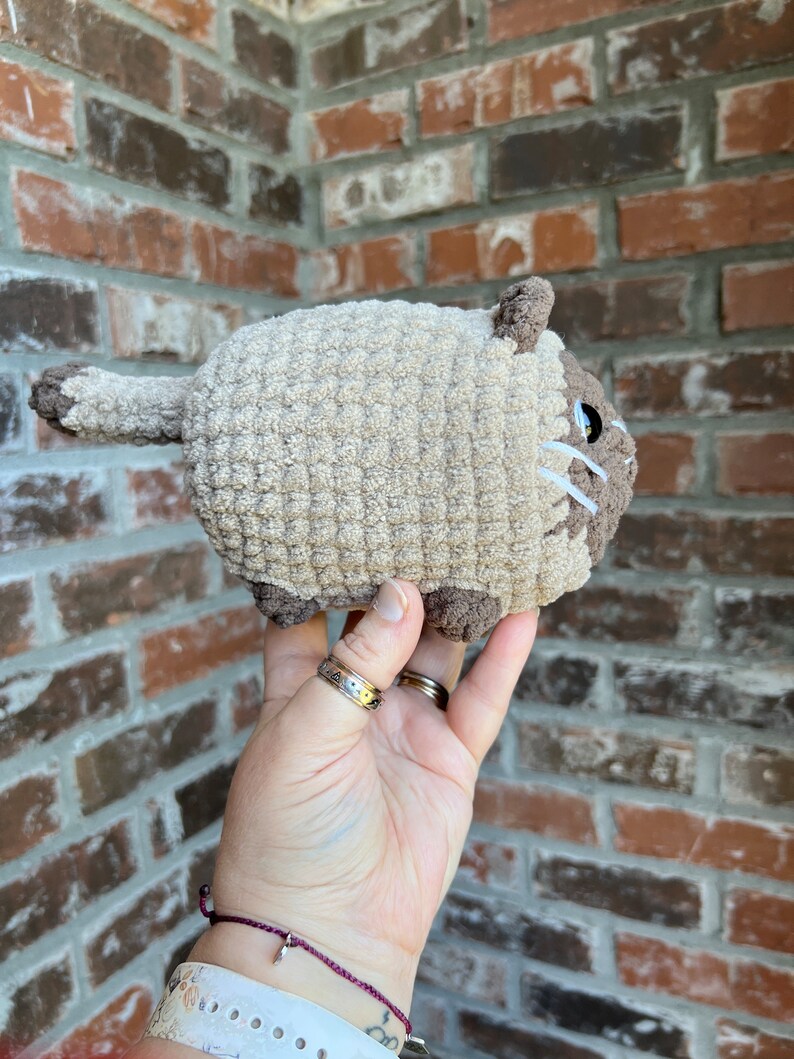 Sweet Loaf Cat Amigurumi Crochet Stuffie Kitty Stuffed Toy - Etsy