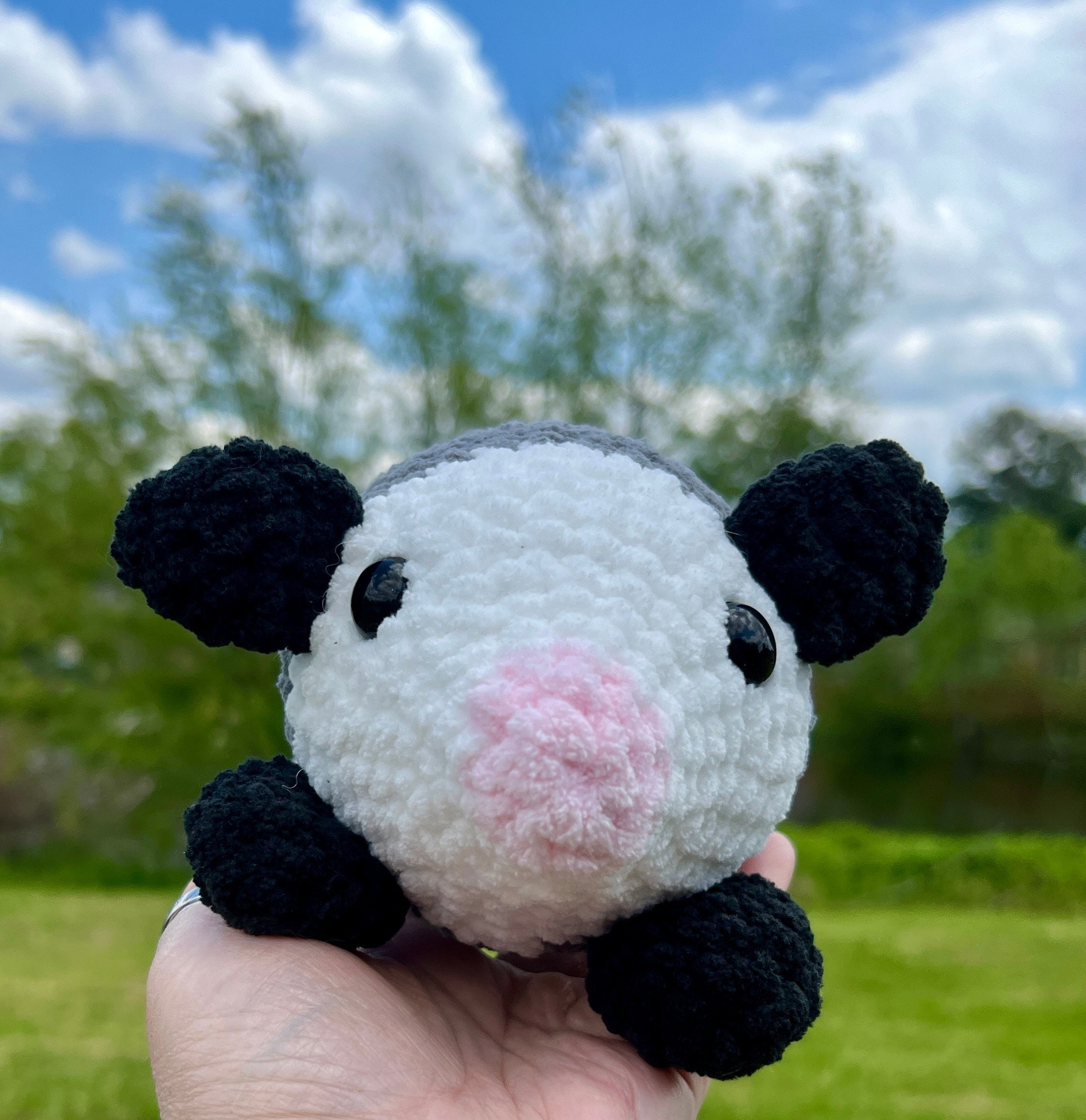 Sweet Possum Amigurumi Crochet Stuffie Ready to Ship - Etsy