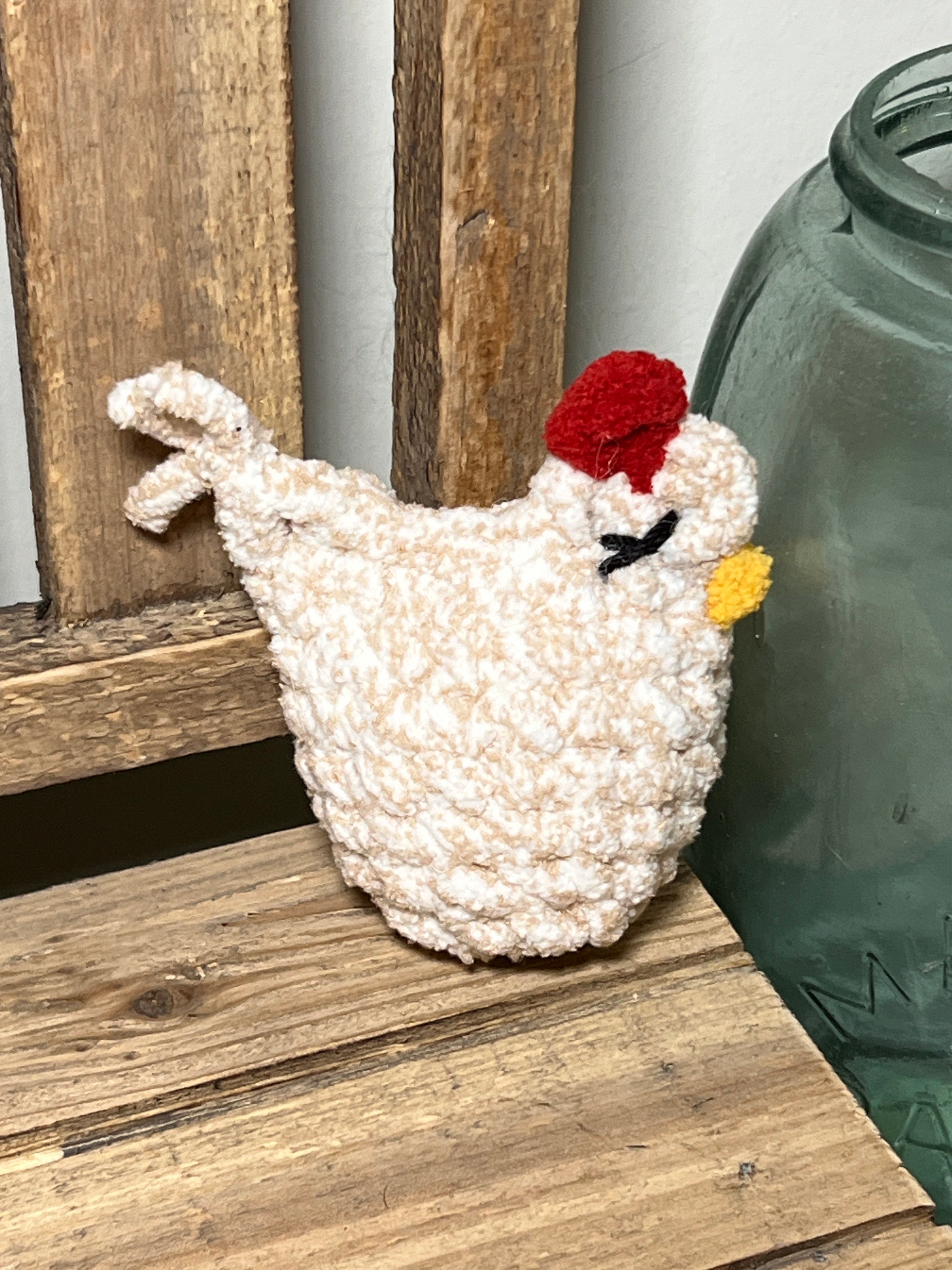 Bitty Hen ~ Mini Farm Chicken ~ Amigurumi Crochet Pattern Only; No Sew ...
