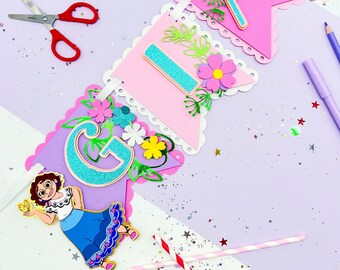 Isabella Encanto Birthday Banner - Etsy