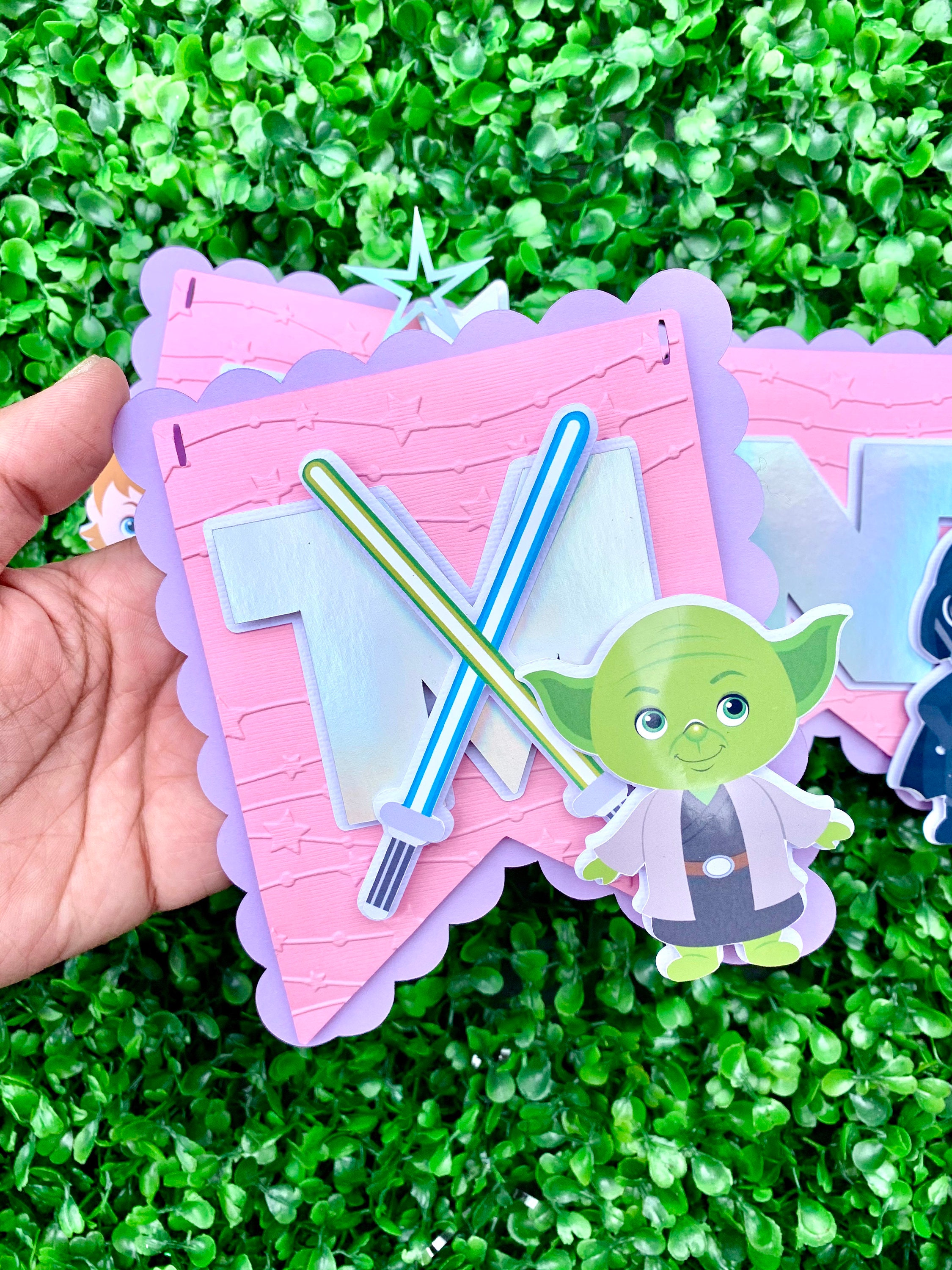 Star Wars Banner, Star Wars Birthday Party, Star Wars Themed Banner ...