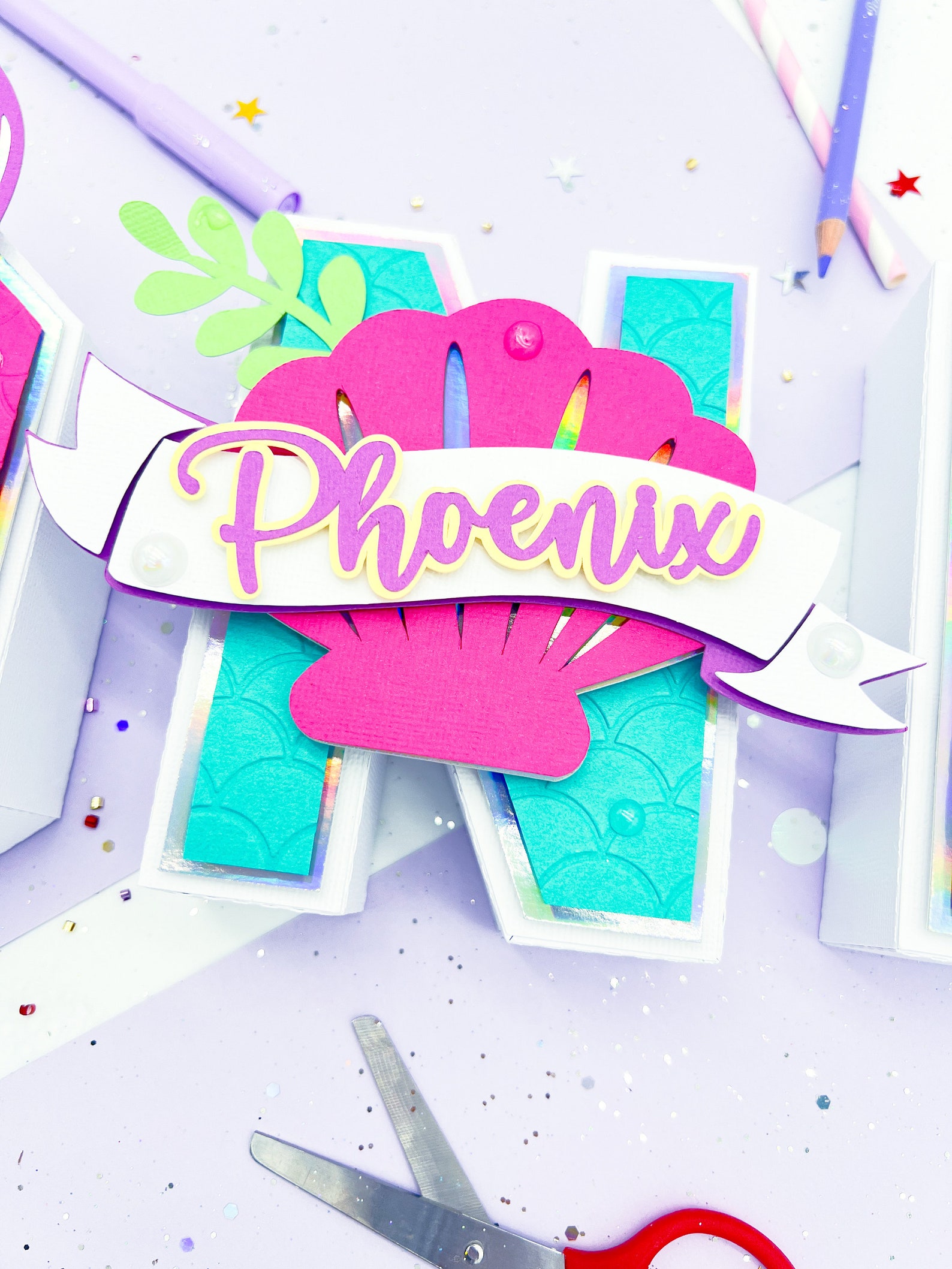 Mermaid 3d Letter, Mermaid 3d Letters, Mermaid Letter, Mermaid Letters ...