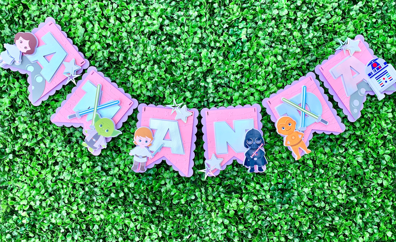 Star Wars Banner, Star Wars Birthday Party, Star Wars Themed Banner ...