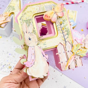 Peter Rabbit 3d Letters, Peter Rabbit Letters, Peter Rabbit Birthday ...