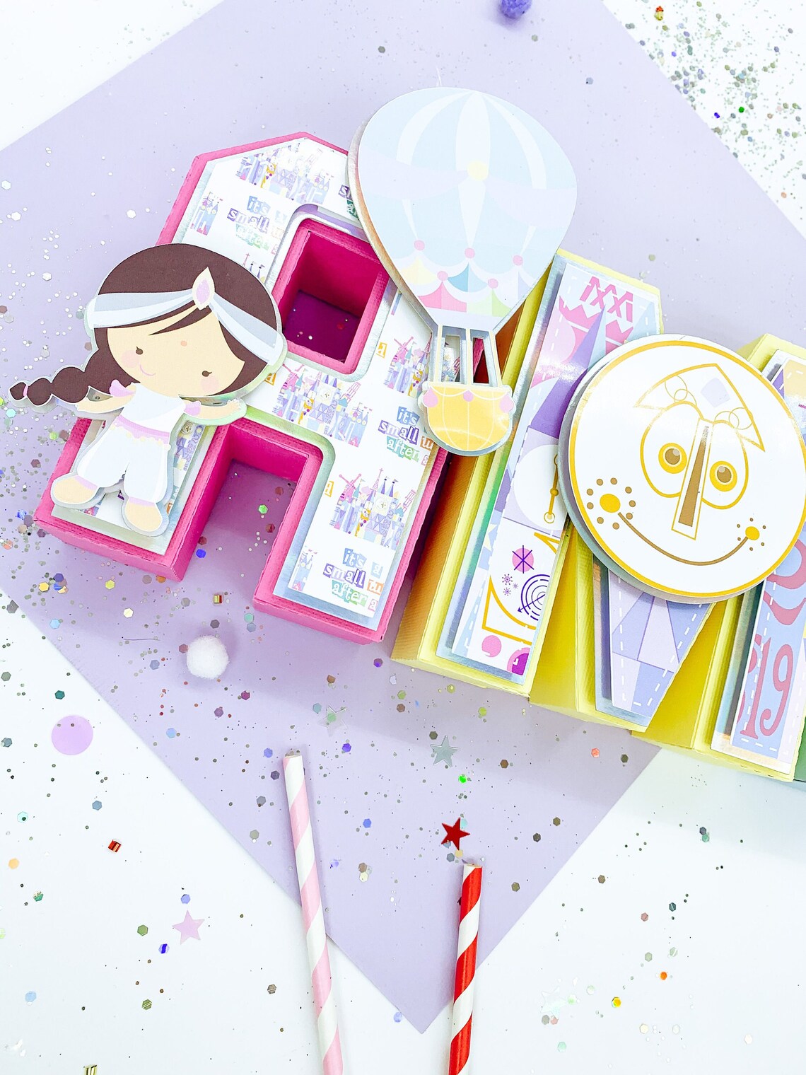 Its A Small World 3d Lettersits A Small World Its A Small - Etsy