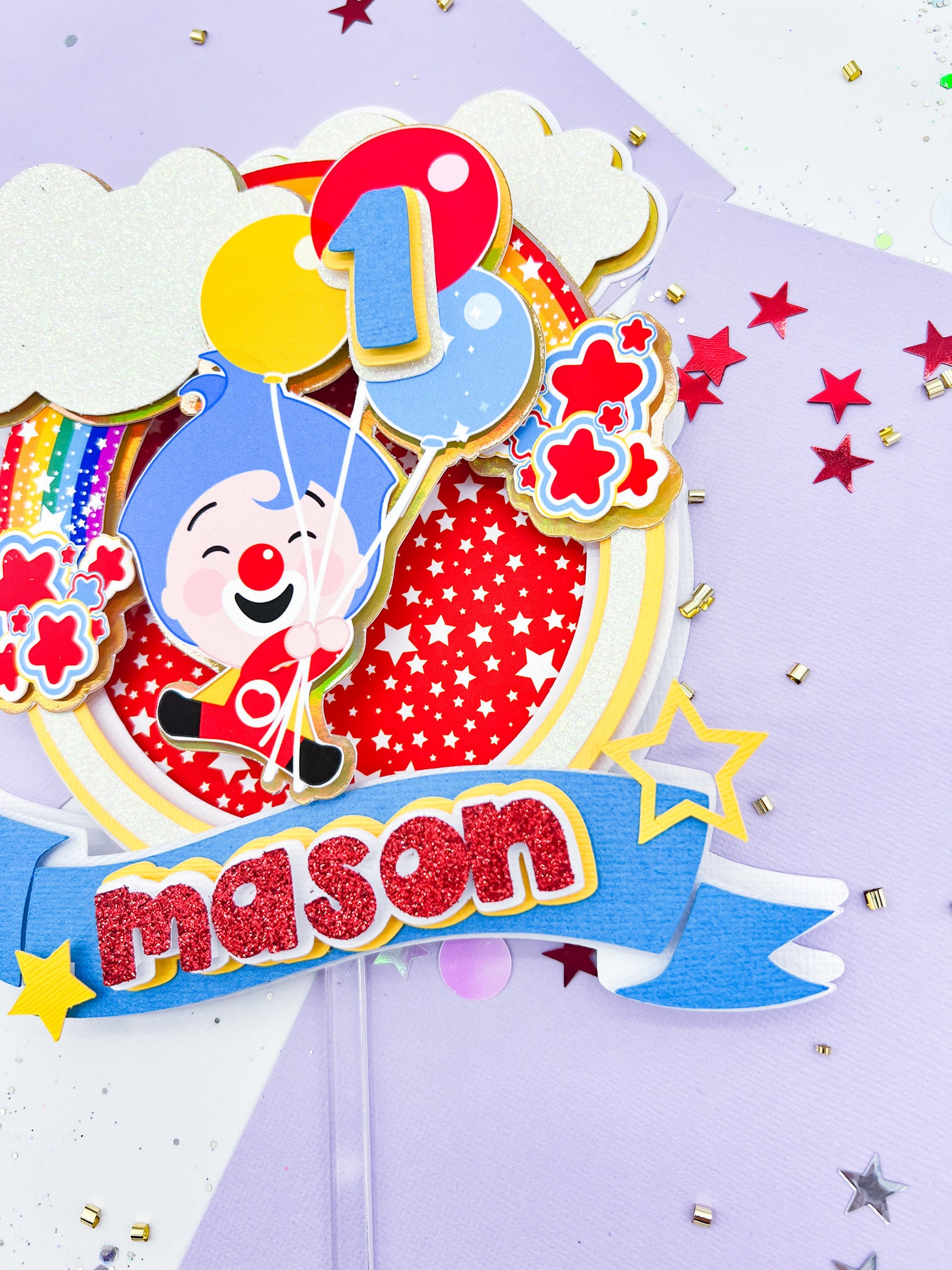 Plim Plim Cake Topper Plim Plim Circus Topper Personalized - Etsy