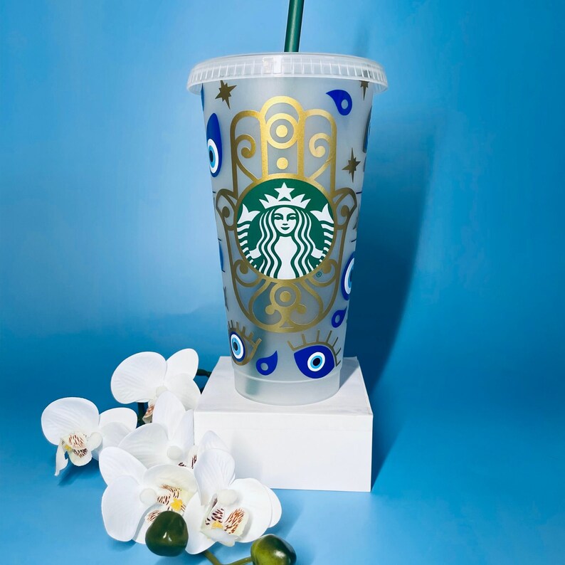 Evil Eye Evil Eye Cold Cup Evil Eye Personalized Cup Evil - Etsy