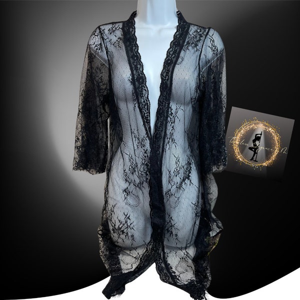 Sheer Robe - Etsy