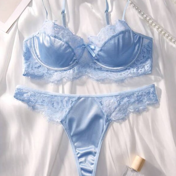 Lace Lingerie Set - Etsy