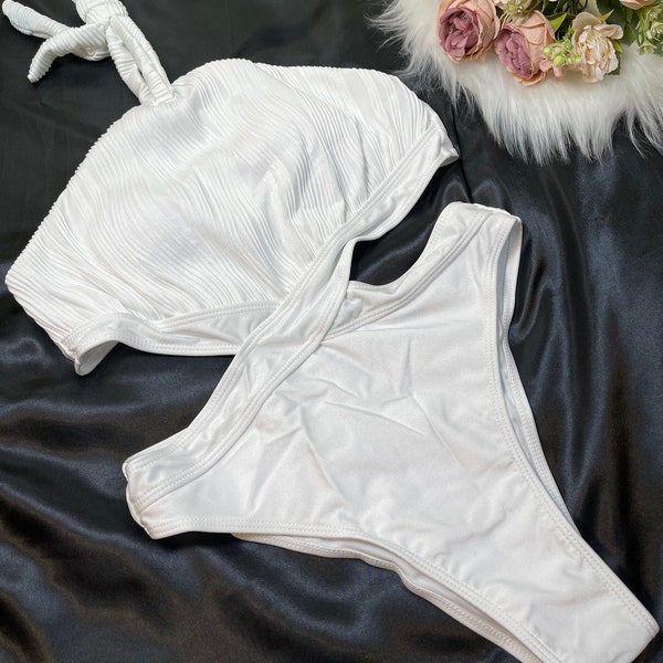 Halter Top Swimsuit - Etsy