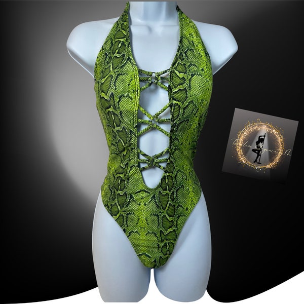 Printed One Piece Swimsuit Etsy