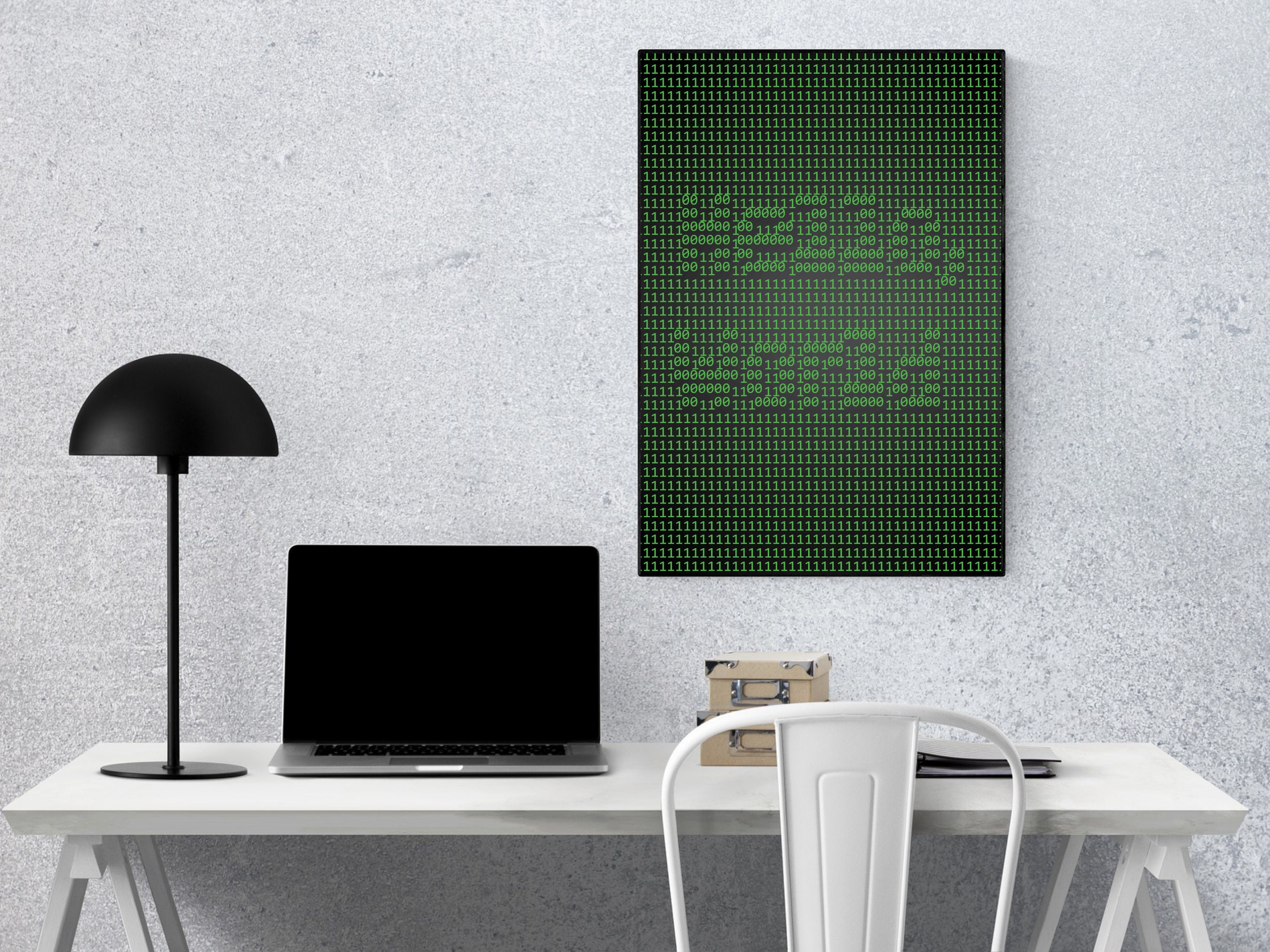 Computer Science Printable Poster Art - "hello, World" Ones and Zeros ...