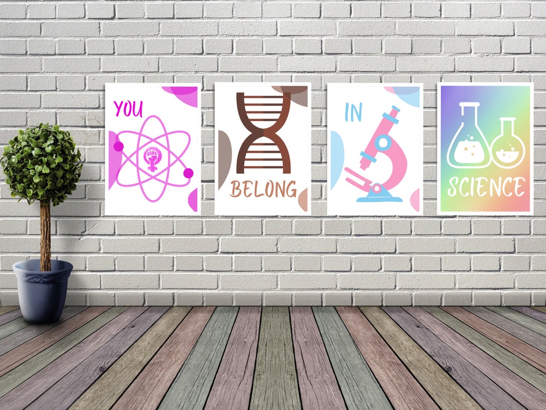 You Belong in Science Poster, Inclusion and Diversity Art for Labs and ...