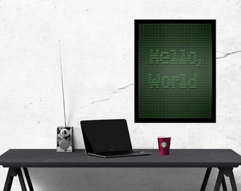 Hello World Computer | Etsy