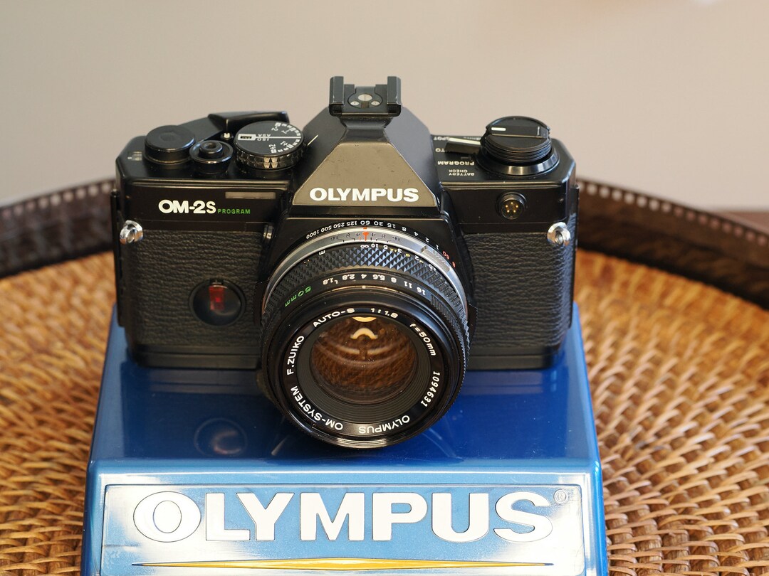 Olympus OM-2S Spot-program Analog 35mm Film Camera - Black Paint ...