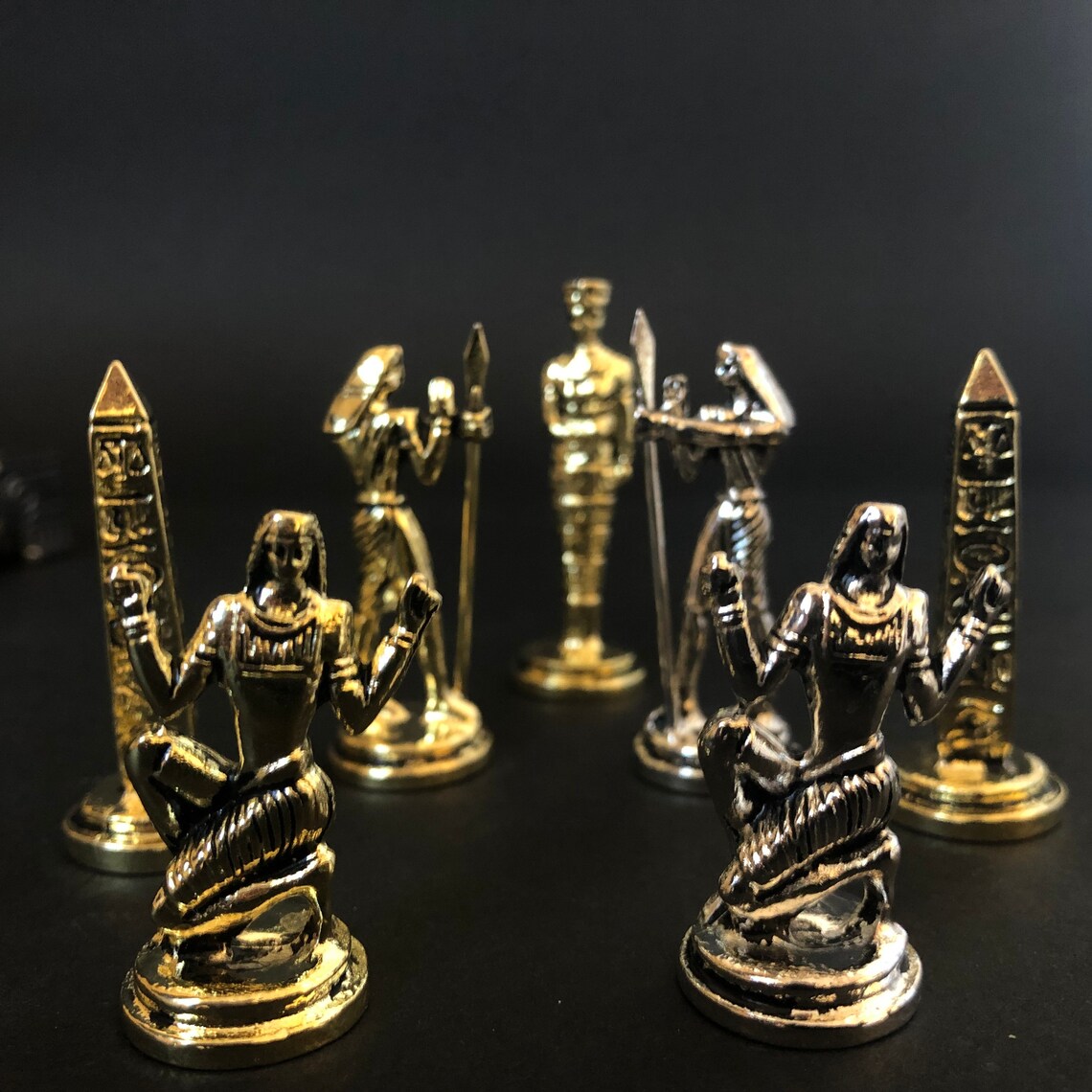 Ancient Egyptian Chess Set Egypt Metal Chess Piece Arabic - Etsy