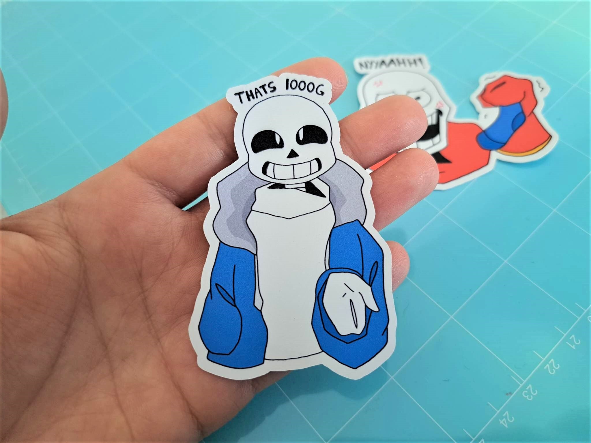 Game Character Stickers Sans Papyrus - Etsy