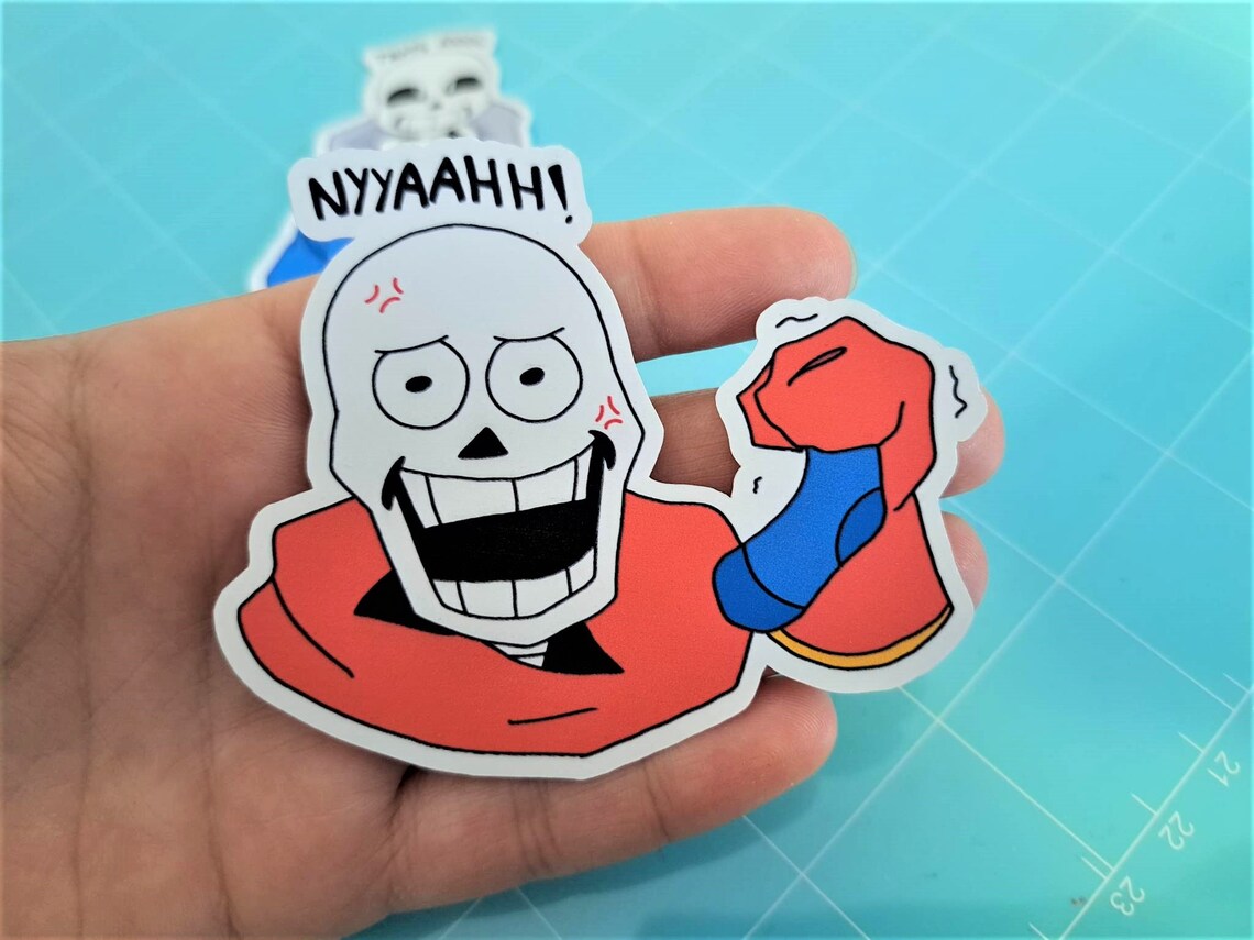 Game Character Stickers Sans Papyrus - Etsy