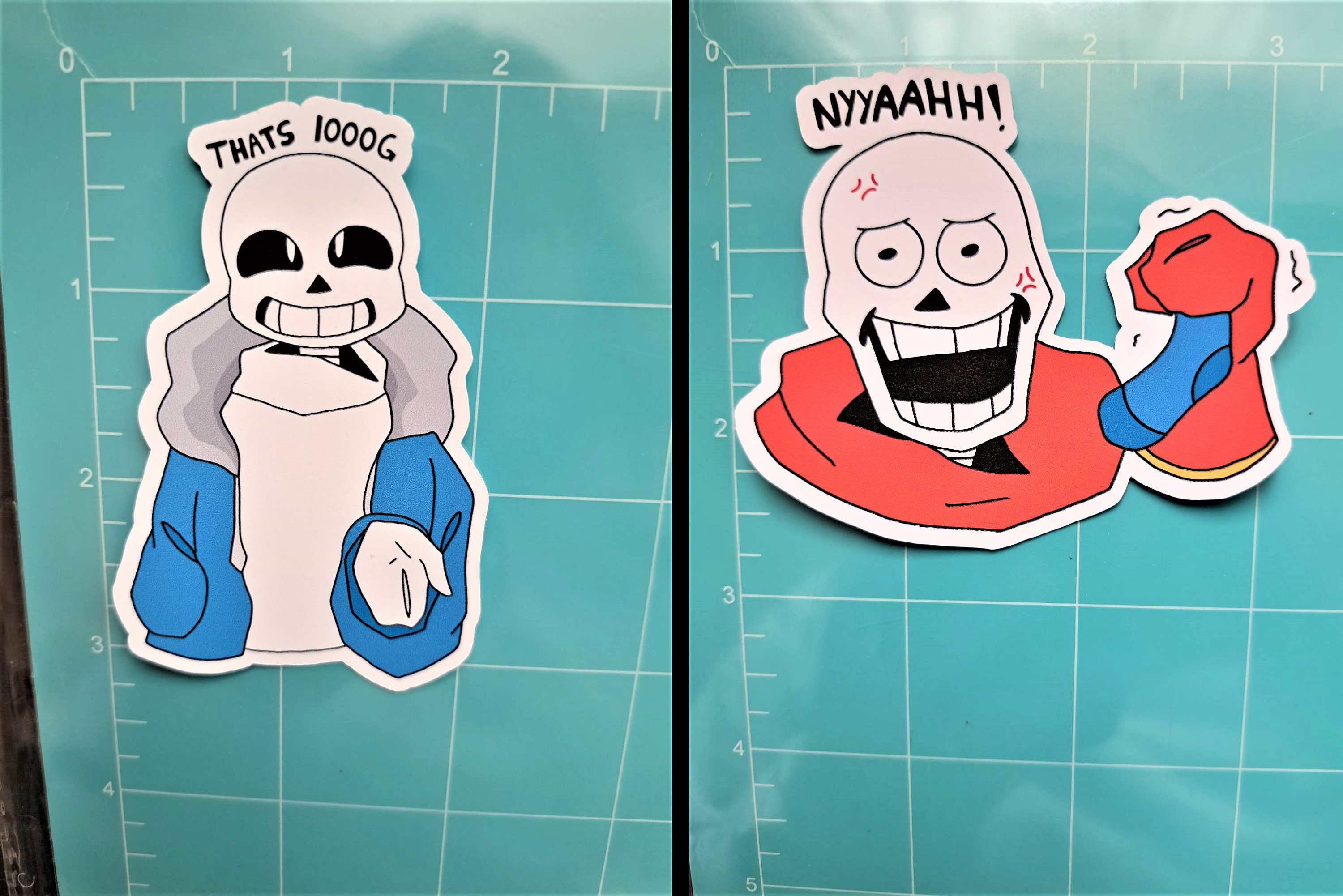 Game Character Stickers Sans Papyrus - Etsy
