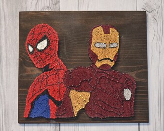 Iron Man String Art - Etsy