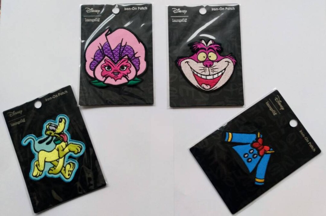 Cheshire Cat, Pansy, Pluto and Donald Duck Loungefly Iron-on Patches 3 - Etsy