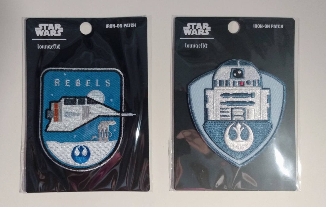 R2-D2 and Rebel Alliance Empire Strikes Back Iron on Patches Star Wars ...