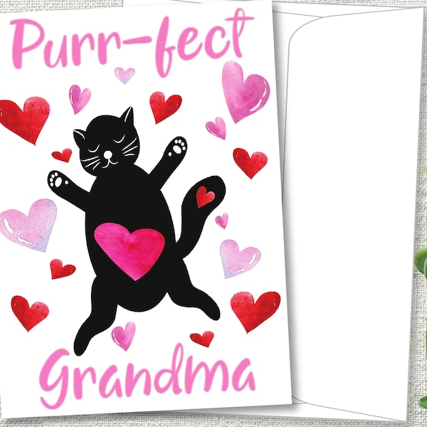 Cat Birthday Card - Etsy