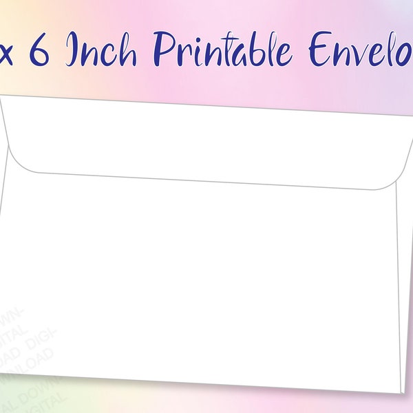 Printable 4x6 Mailer Etsy Printable 4x6 Mailer Etsy