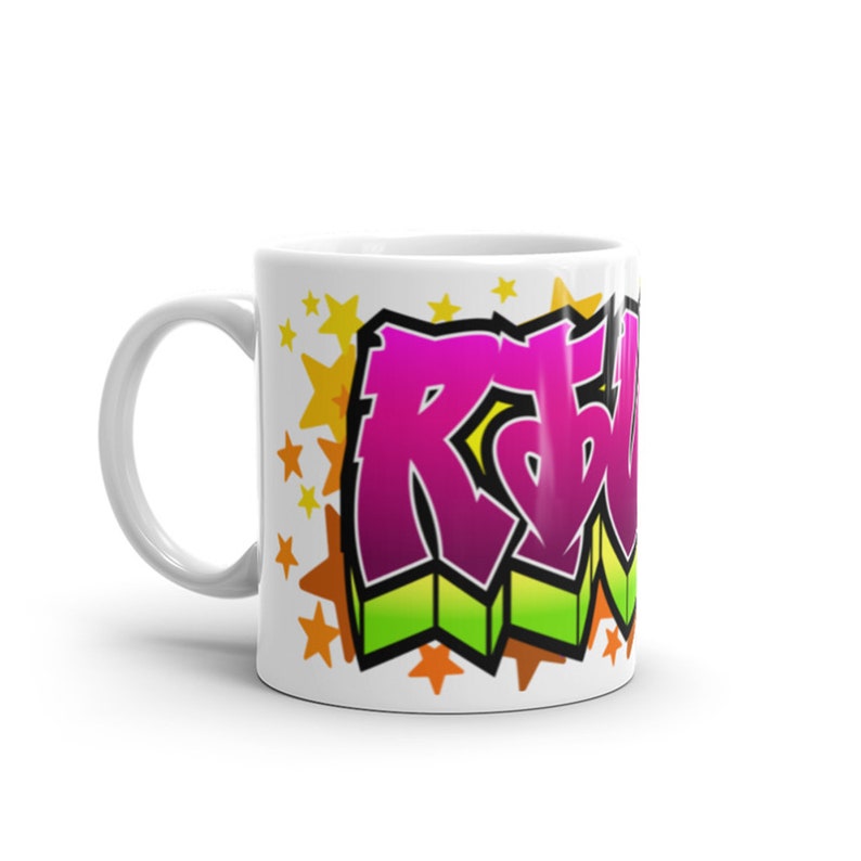 Custom Graffiti Name Art Mug - Etsy