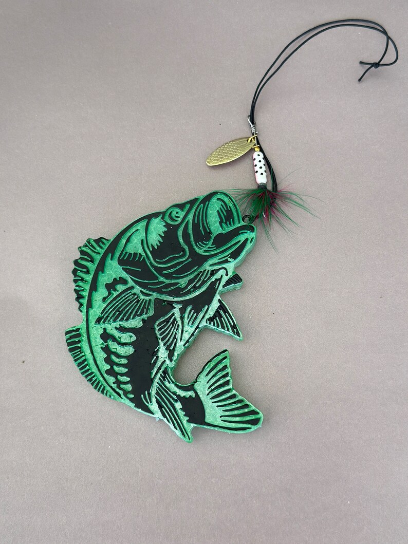 Fish Car Freshie, Scented Car Freshies, His or Her Car Freshie, Bass ...