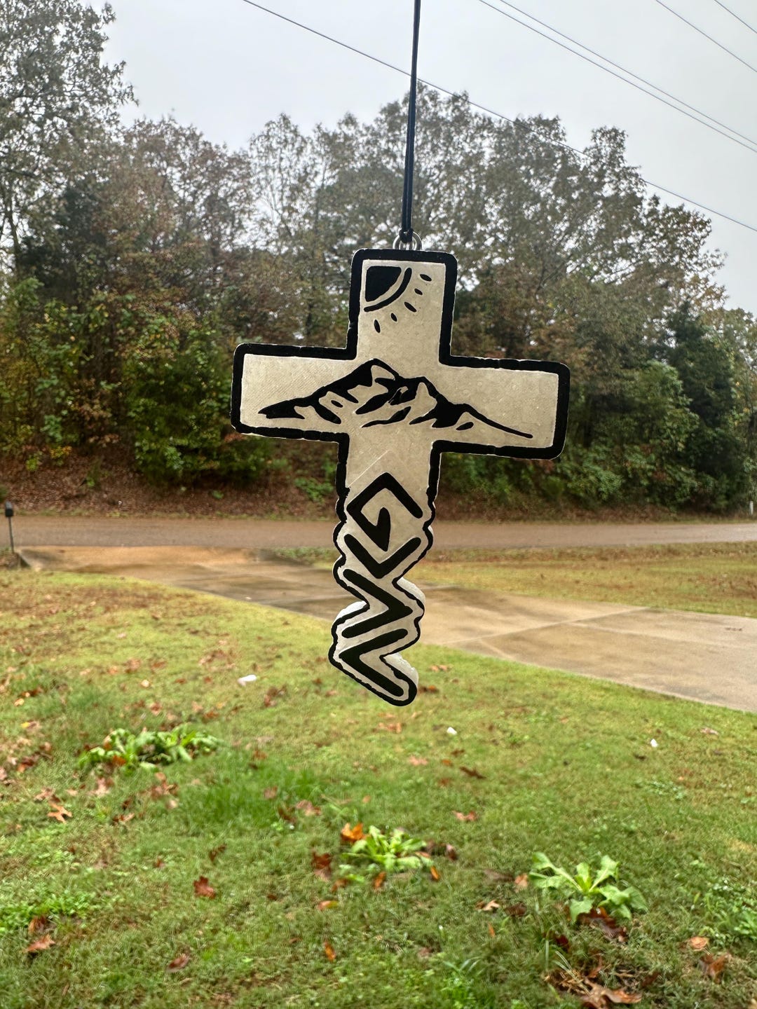 God is Greater Than Highs & Lows Cross Freshie, Cross Freshie, Scented ...