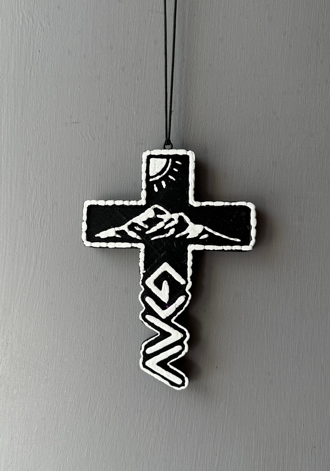 God is Greater Than Highs & Lows Cross Freshie, Cross Freshie, Scented ...