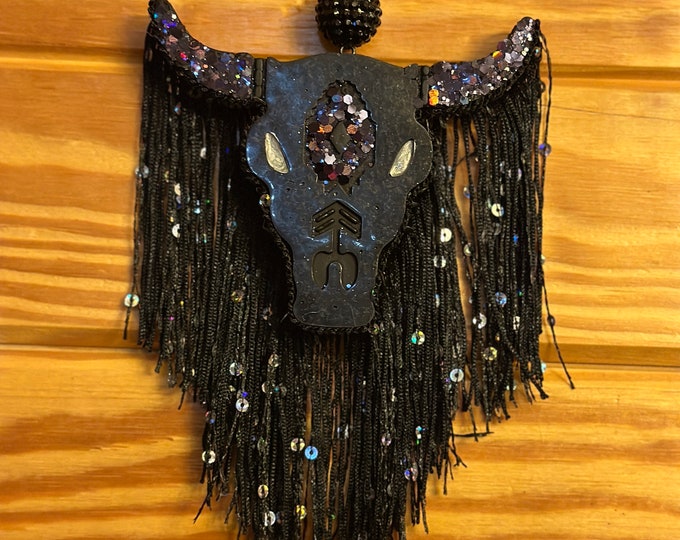 Aztec Bull Car Freshie | Western Car Freshie | Freshie | Bull Skull ...