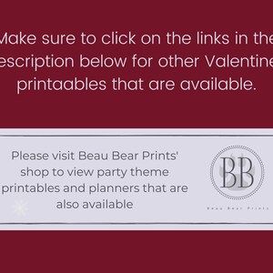 Starburst Valentine, Printable and Editable Digital Download (print ...